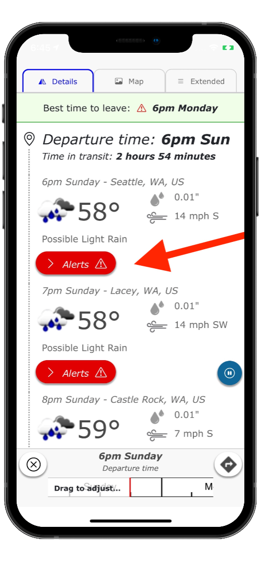Weather Route | Highway Weather